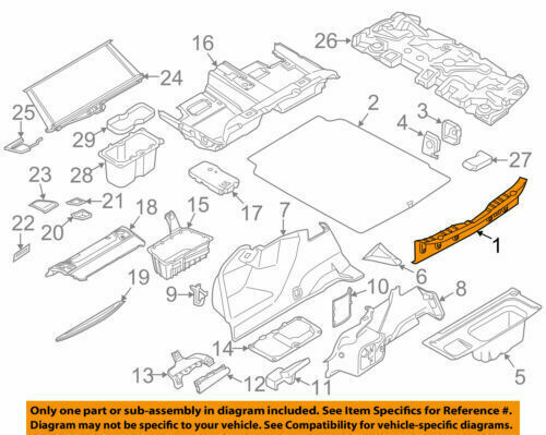 OEM BMW HYBRID M5 5 F10 F18 518D 520D ED LOADING SILL COVER 51479163190 ...