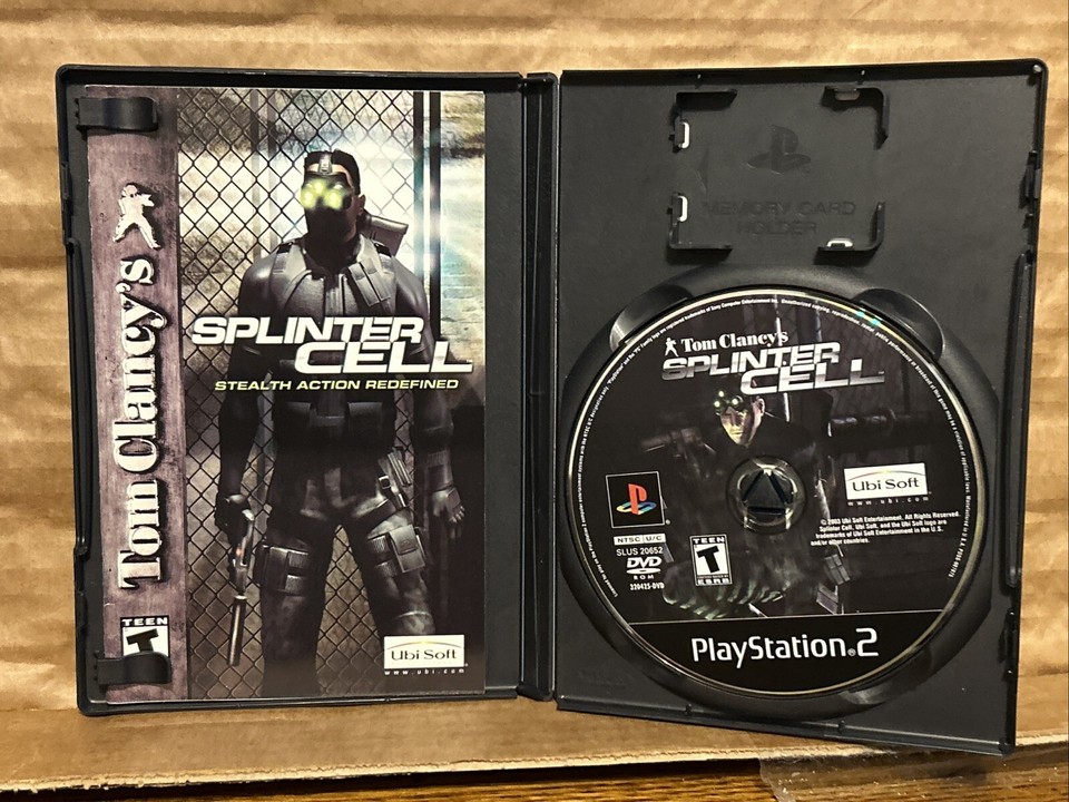Tom Clancy’s Splinter Cell PlayStation 2 PS2 Game Complete CIB | eBay