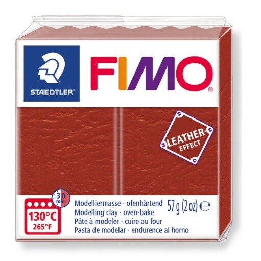 Fimo Leather Effect 749 Rust - 2wards Polymer Clay & Crafts | eBay