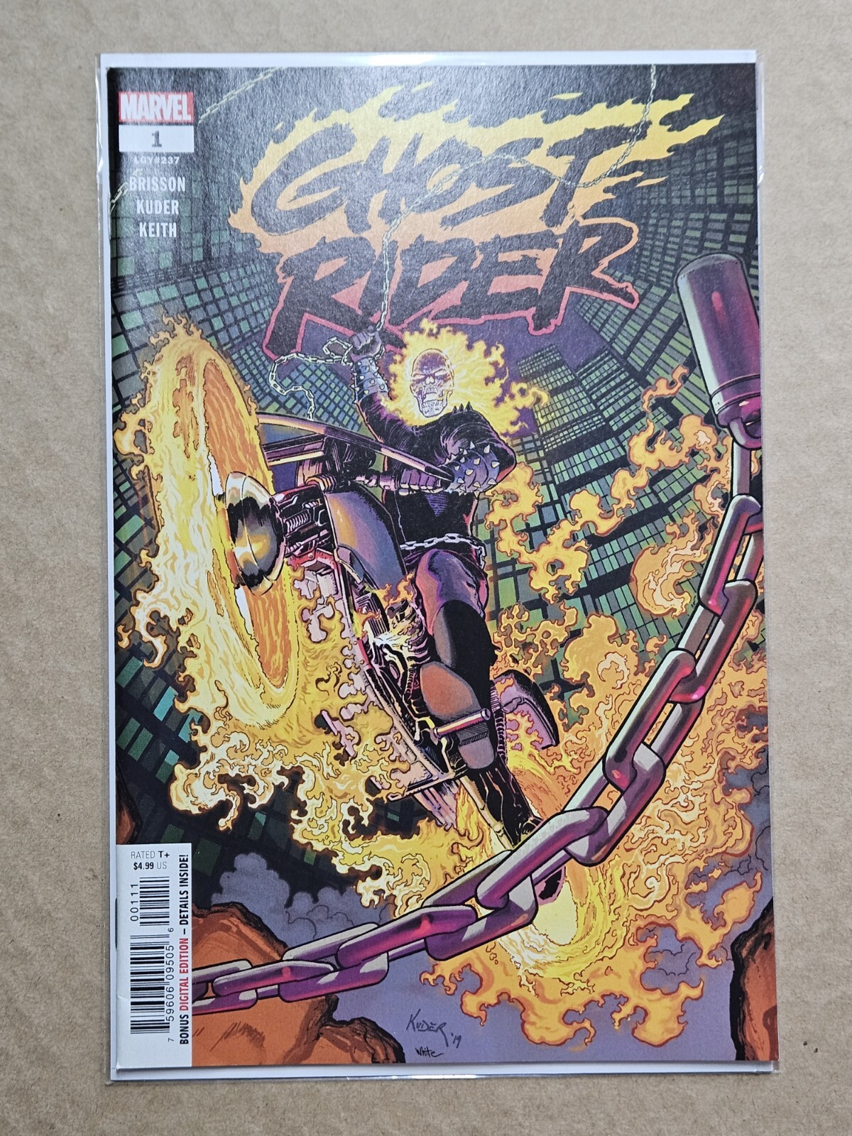 GHOST RIDER #1 VF+ ~ FIRST PRINT MARVEL COMICS 2019 ~ WALMART VARIANT ...