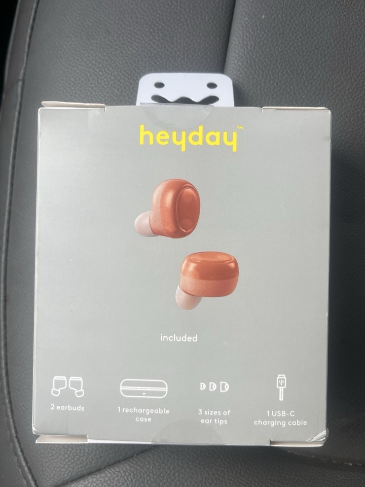 Heyday True Wireless Earbuds Orange Bluetooth In-Ear Double with ...