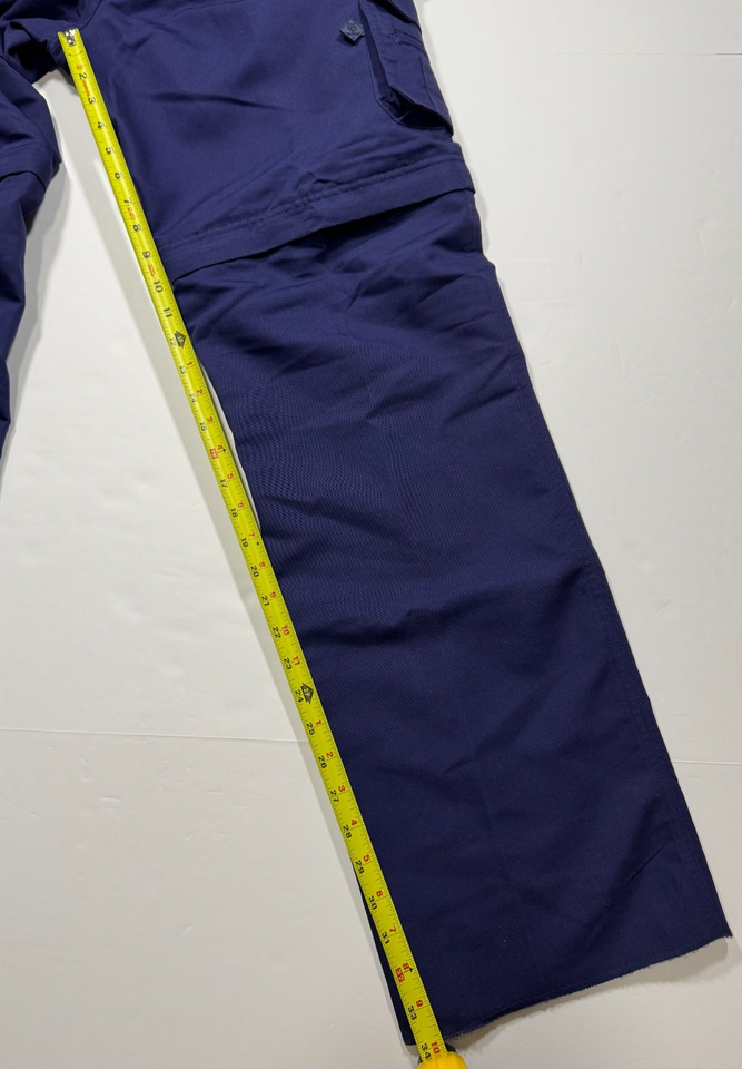 Cub Scouts Switchbacks II Uniform Pants Youth Husky 32 Blue Cargo Zip ...