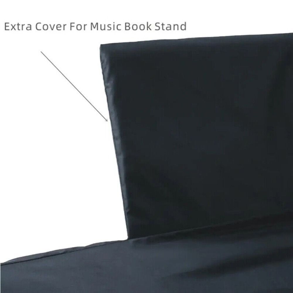 Black Piano Dust Cover Waterproof 88 Key Piano Keyboard Cover | eBay