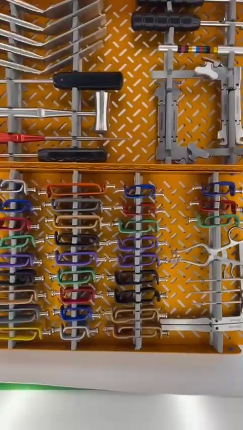 Shadow Line Cervical Retractor System Spine Instruments Set 80 Pcs ...