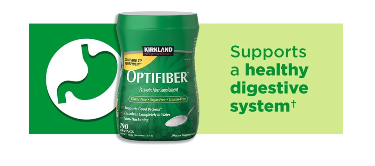 Kirkland Signature OPTIFIBER, 26.8 Ounces 190 Servings - FREE SHIPPING ...