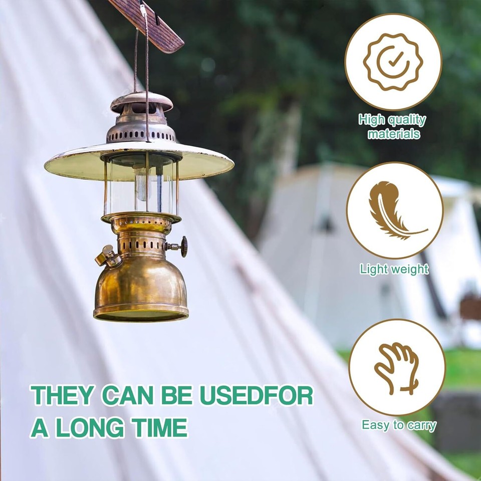 10 or 20Pc Lantern Mantles Propane for Gas Lantern Propane Light Mantle ...