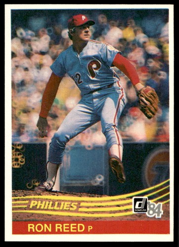 1984 Donruss 529 Ron Reed Philadelphia Phillies Baseball Card | eBay