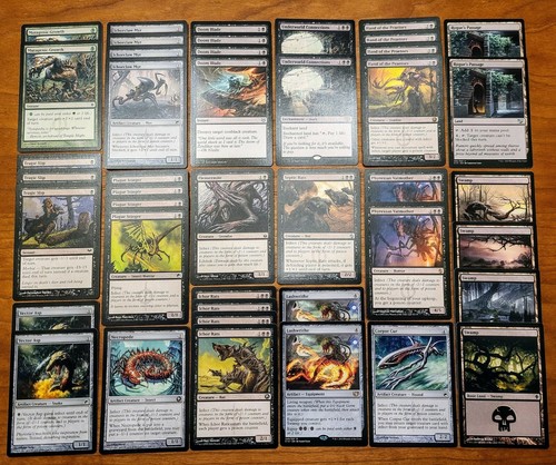 INFECT BLACK * Modern Infect Custom Magic MTG Deck * Wizards of the ...