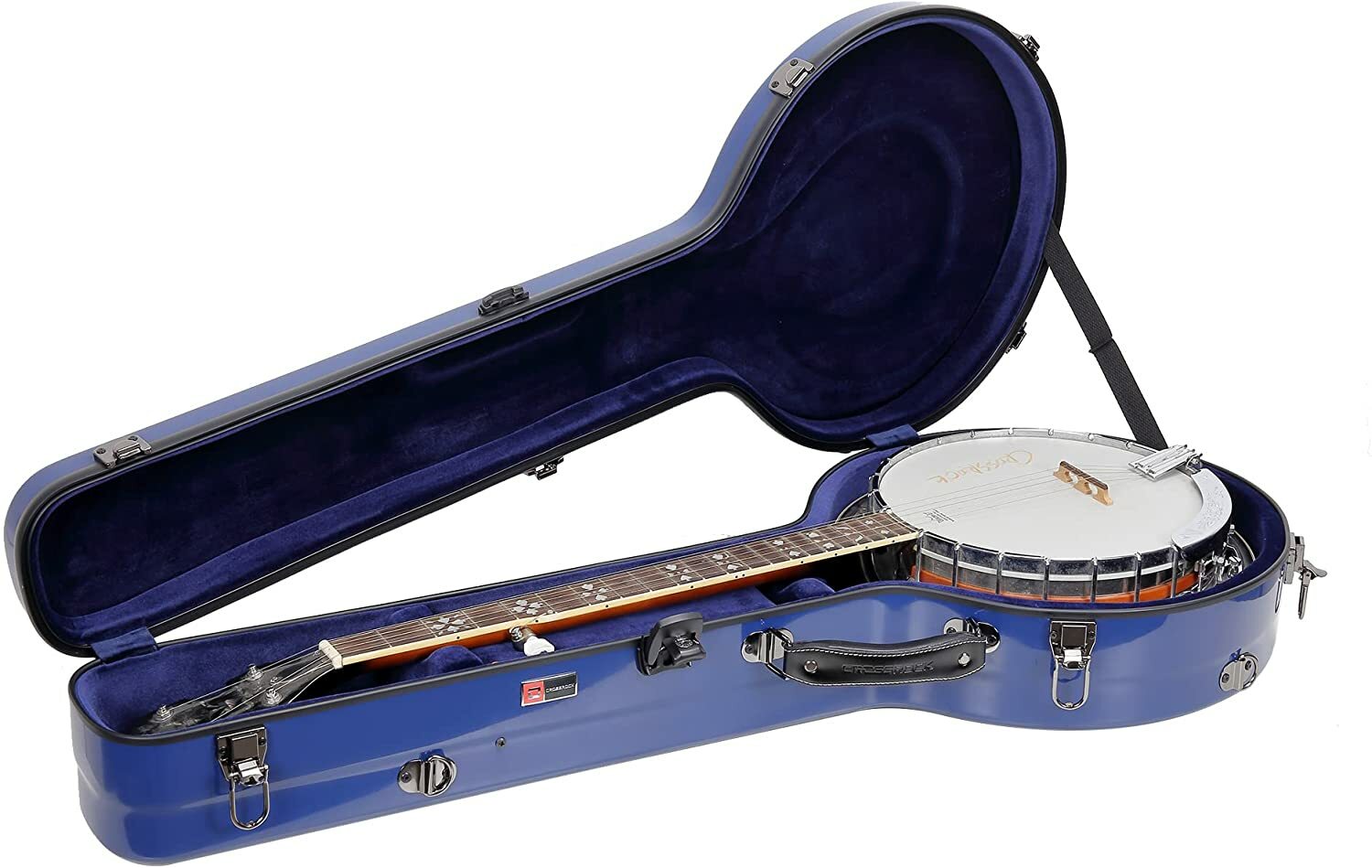 Crossrock Bluegrass Banjos Case Protect Deering Banjo, Fiberglass ...