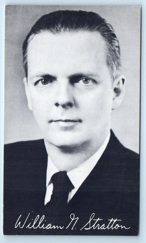 Governor William G. Stratton Portrait ILLINOIS USA Postcard | eBay