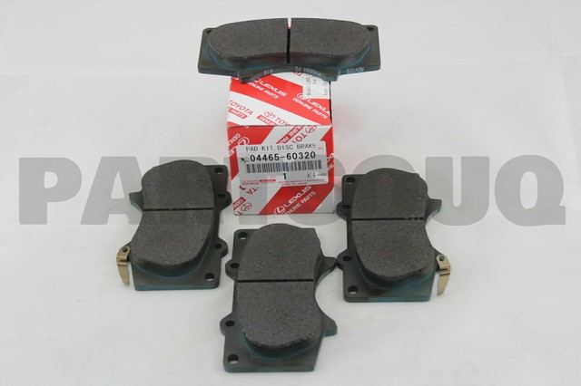 0446560320 Genuine Toyota PAD KIT, DISC BRAKE, FRONT 04465-60320 | eBay