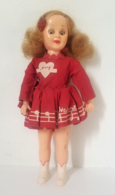Vtg 1951 Ideal Mary Hartline Ideal 7.5" Doll with Original Dress ...