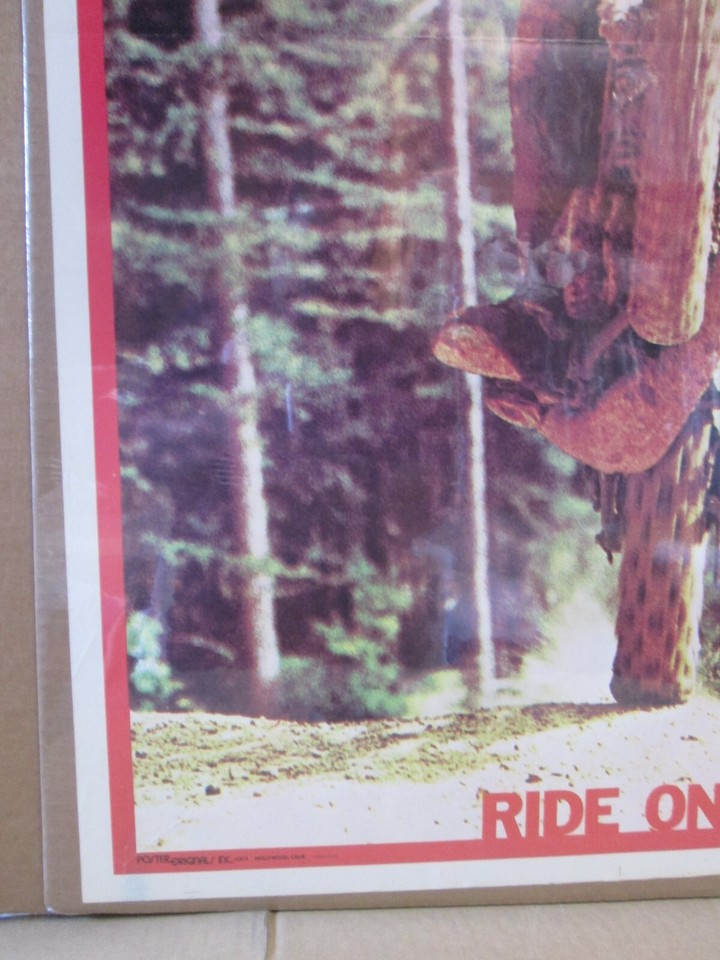RIDE ON vintage poster 1972 dirt bike Racing moto 20303 | eBay