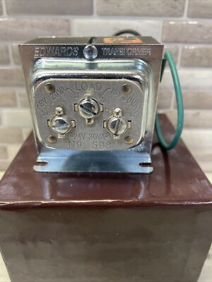 Edwards Class 2 Signaling Transformer 598 120v Pri, 8v @ 20Va, 16v ...
