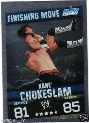 Slam Attax Smack Down - Kane CHOLESLAM - Finishing Move | eBay