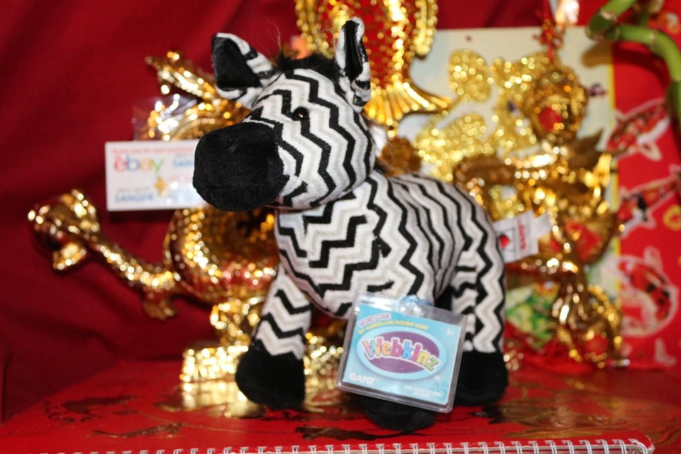 WEBKINZ ZIG ZAG ZEBRA.COMES WITH SEALED/UNUSED CODE/TAG-NICE GIFT | eBay