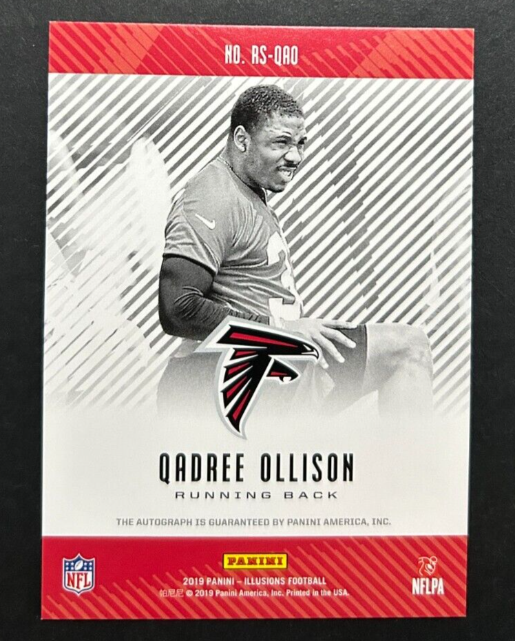 2019 Panini Illusions - Qadree Ollison #RS-QAO Atlanta Falcons - ROOKIE ...