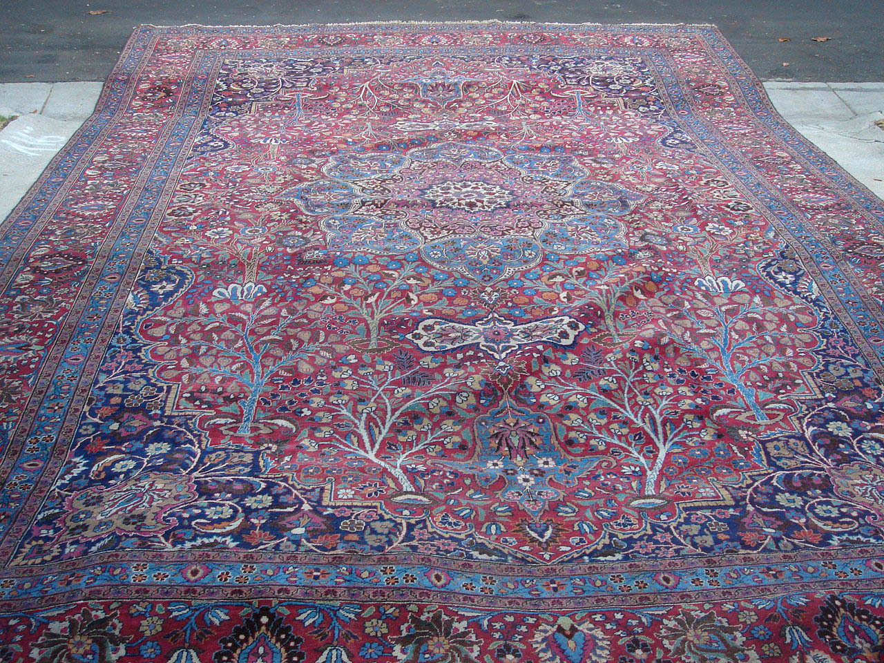 A Large Antique Area Rug | eBay