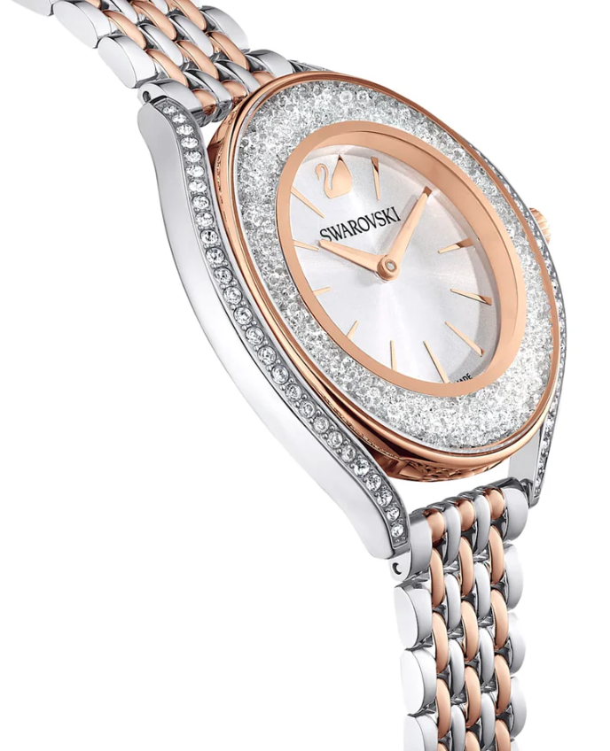 Swarovski Crystalline Aura watch Swiss Made Rose gold-tone finish ...