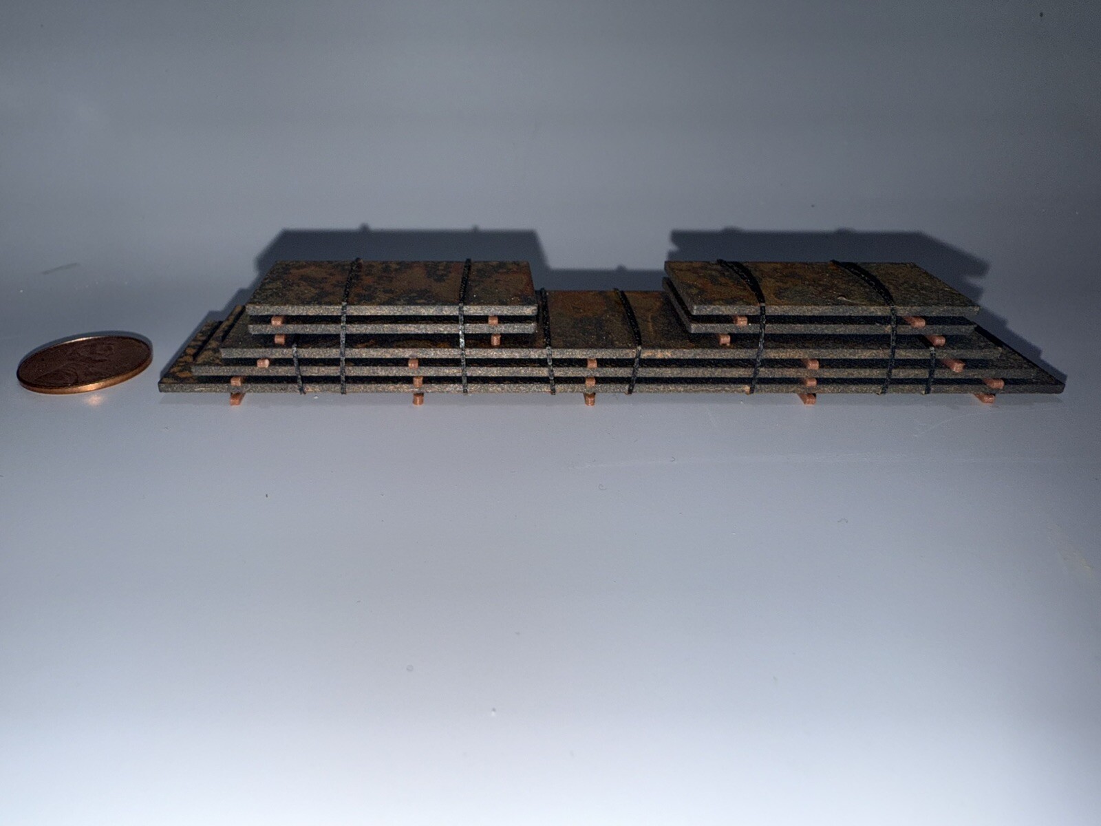 New 1:87 Ho Scale Rusty Flat Steel Load/decor (4.5in) (Real Rust) | eBay