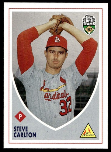 Steve Carlton 2002 Topps Super Teams 81 St. Louis Cardinals Baseball ...