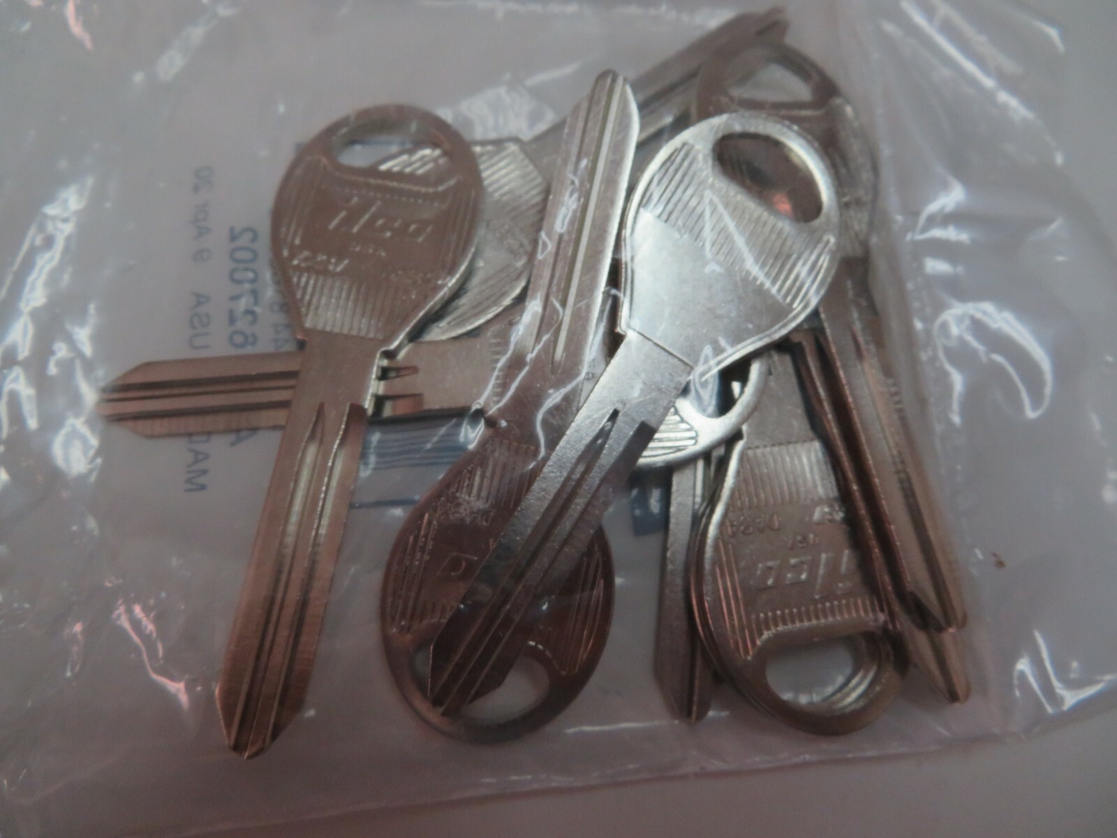 Lot of 10 DA34 / X237 Key Blank / Nickel Plated /ILCO Made in USA / New ...