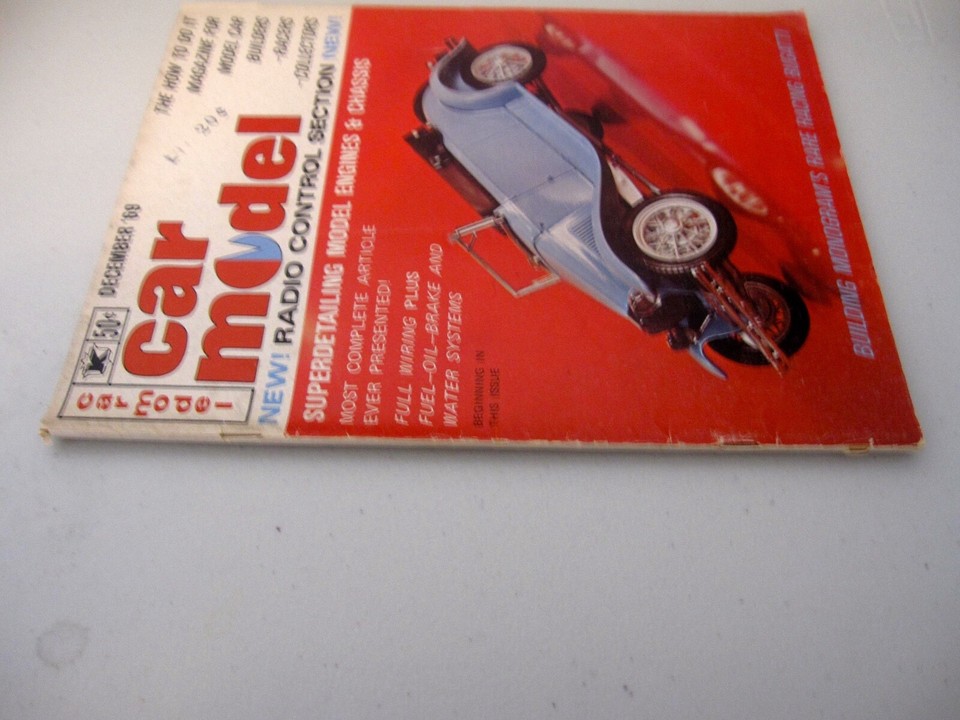 VINTAGE CAR MODEL MAGAZINE DECEMBER 1969 #2 | eBay