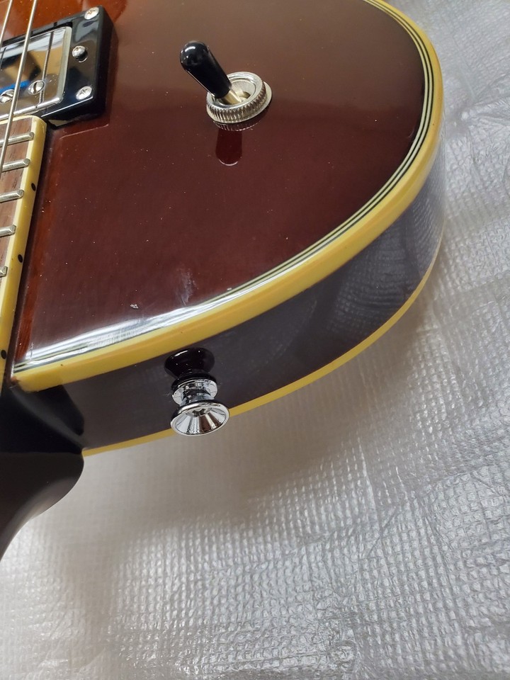 IYV-IJZ-300 TSB Jazz Solid hollow-Body Electric Guitar, Tobacco ...