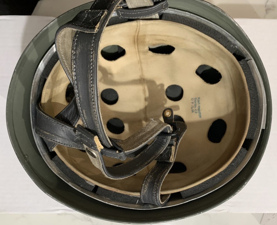 WWII GERMAN FALLSCHIRMJAGER CAMO M38 PARATROOPER HELMET REPRODUCTION | eBay