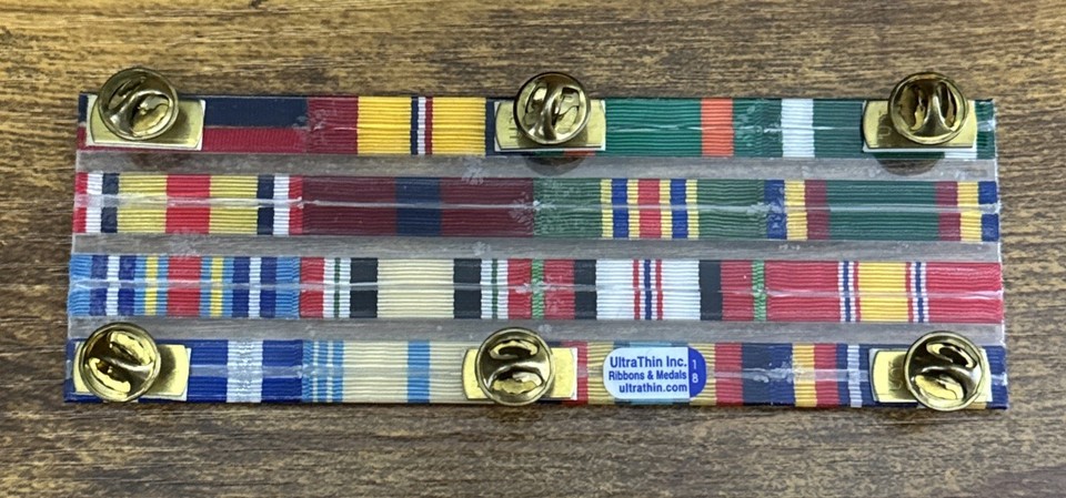 Marine Corps USMC 16 Ribbon Bar OEF, OIF, GWOT Service Professionally ...
