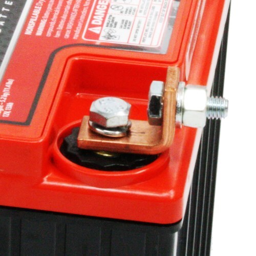 Odyssey Battery "L" Copper Adapter Terminal Brackets Kit Polaris Ranger ...