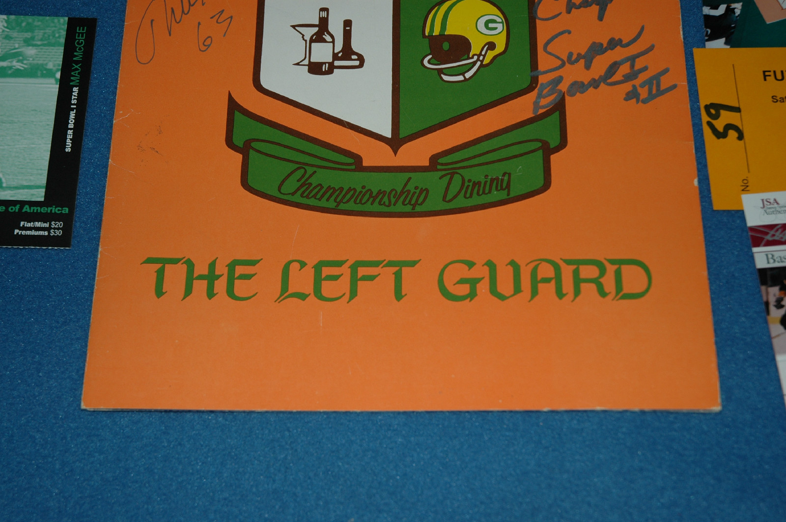 Packers Max McGee-Fuzzy Thurston Signed Auto Autographed Green Bay ...