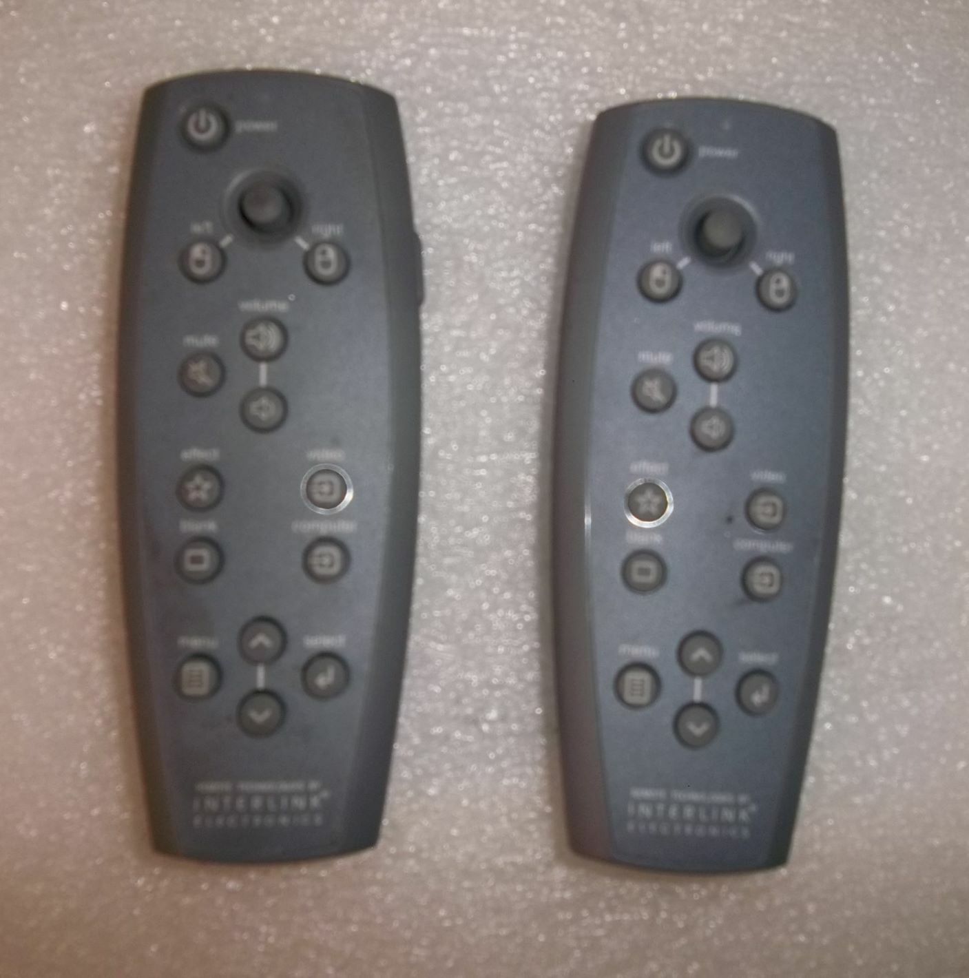 (1) InFocus interlink electronics remote control CT100208171 for ...