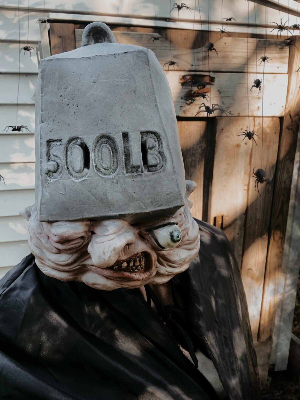 Vintage 500 lb smashed head Rubber Latex Mask Hallowe… - Gem