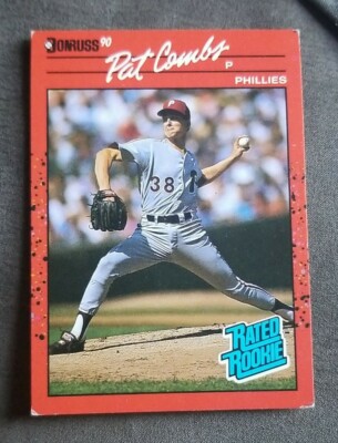 1990 Donruss Philadelphia Phillies Baseball Card #44 Pat Combs DP | eBay