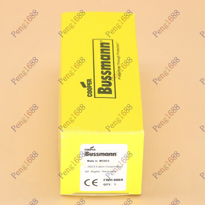 BUSSMANN FWH-600A 600 Amp (600A) 500V New Fast Acting Fuse Free ...