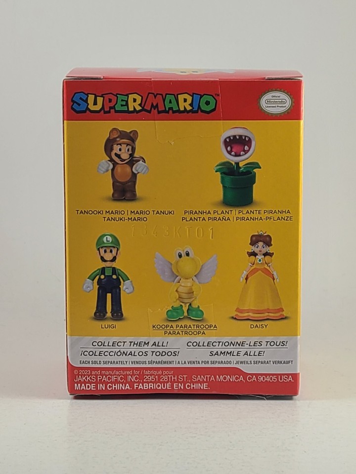 Super Mario Green Koopa Paratroopa 2.5" Fig Jakks Pacific NEW BOX 2023 ...
