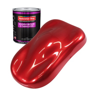 Restoration Shop Firethorn Red Pearl Acrylic Urethane Quart Only, Auto ...