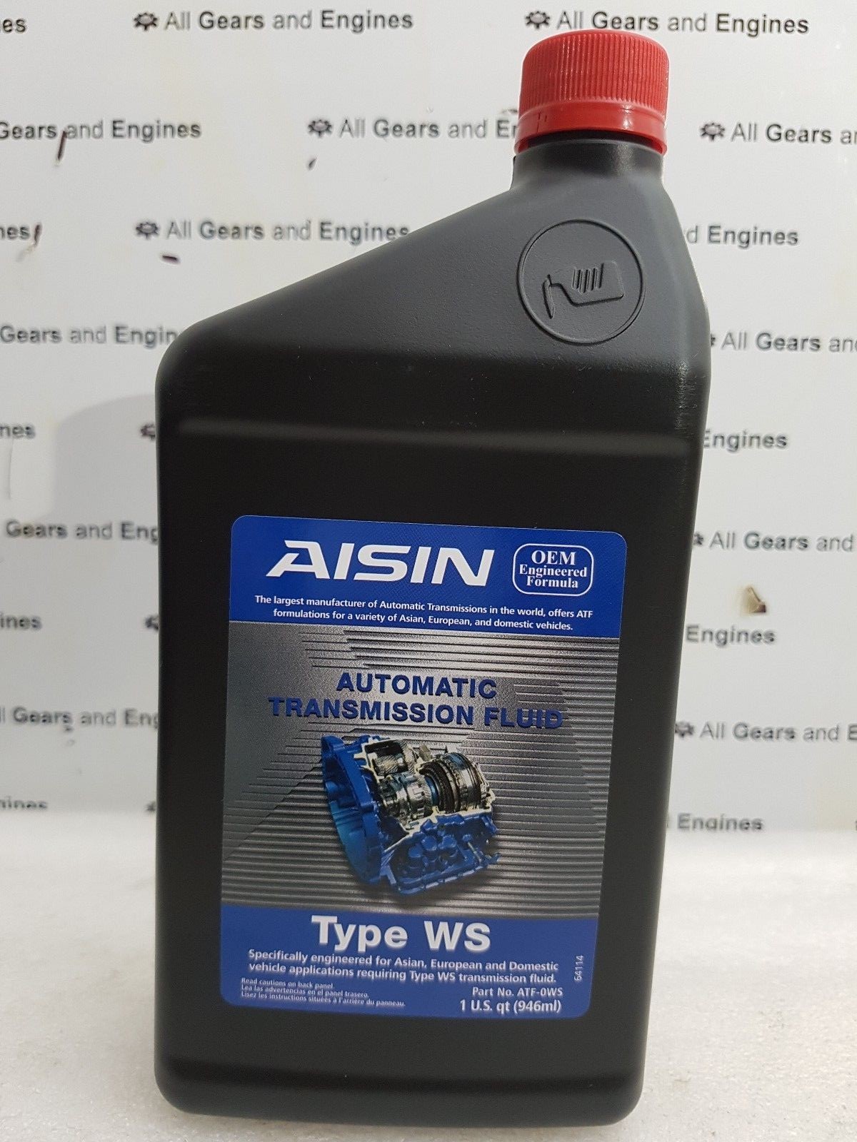 VOLVO XC60 GENUINE AISIN OEM ATF-OWS AUTOMATIC TRANSMISSION GEARBOX OIL ...