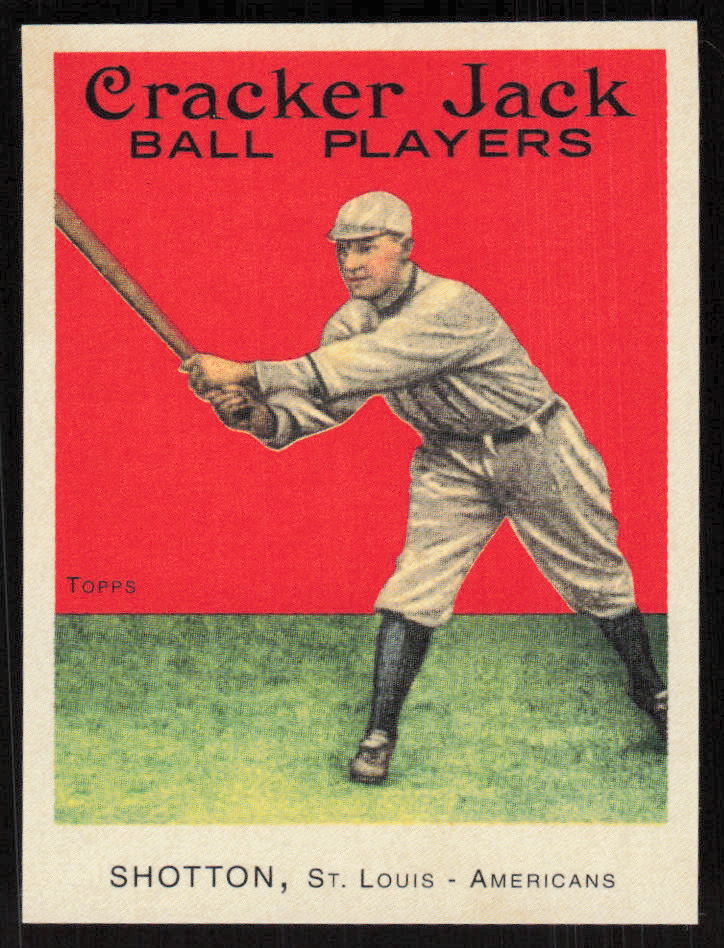 2004 Topps Cracker Jack MINI Stickers #86 Burt Shotton - FREE SHIPPING ...