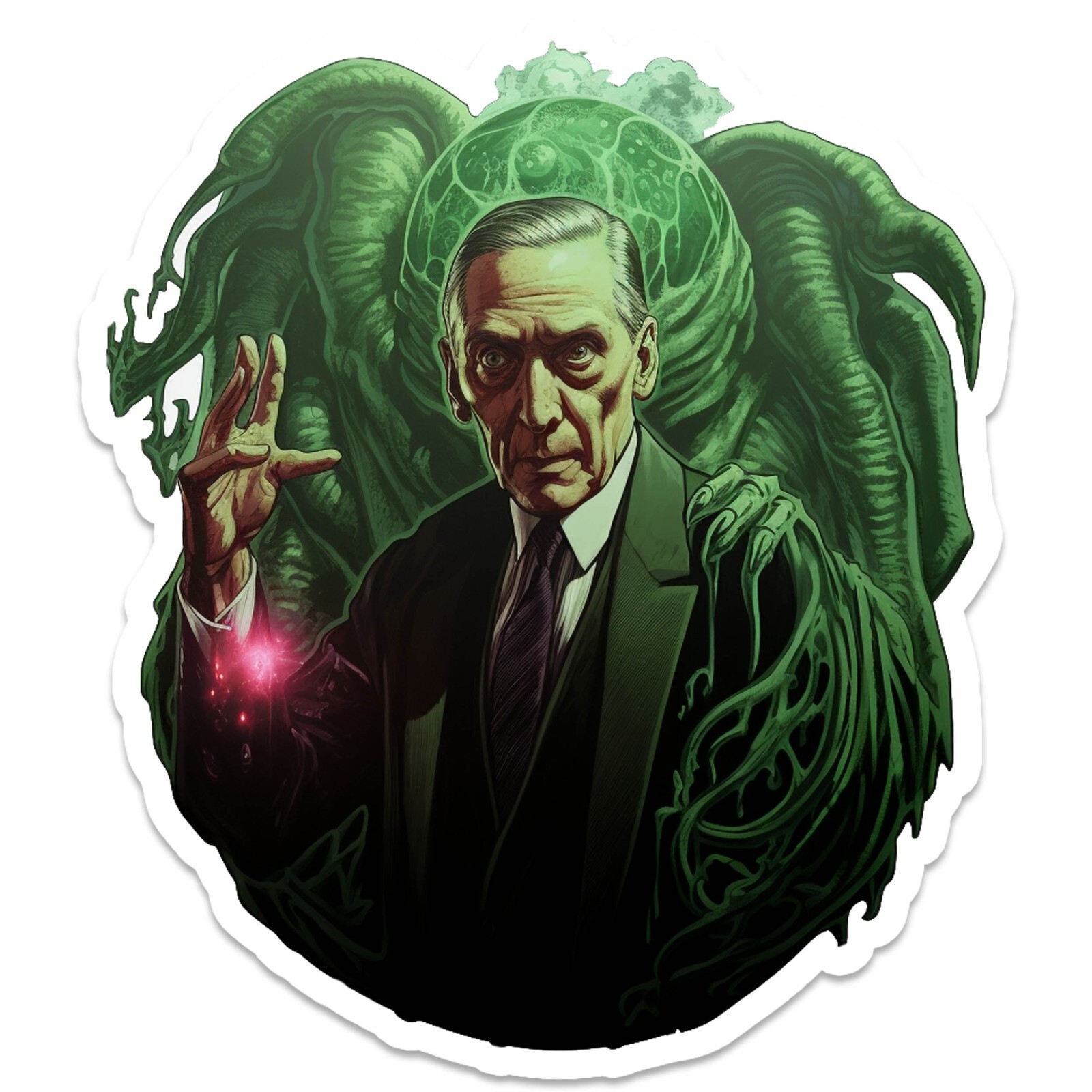 HP Lovecraft Cthulhu Great Dreamer Vinyl Sticker | eBay