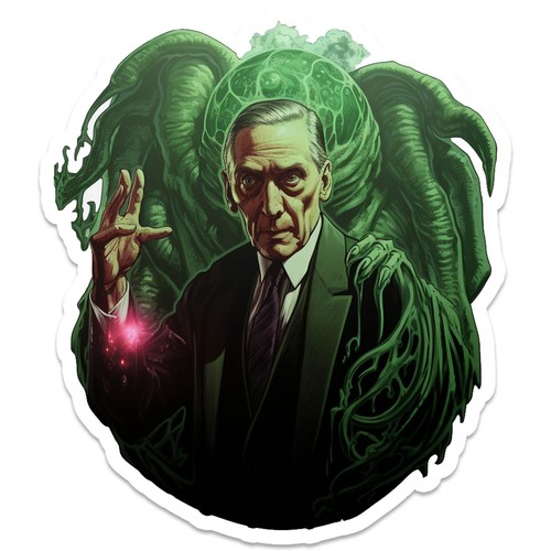 HP Lovecraft Cthulhu Great Dreamer Vinyl Sticker | eBay
