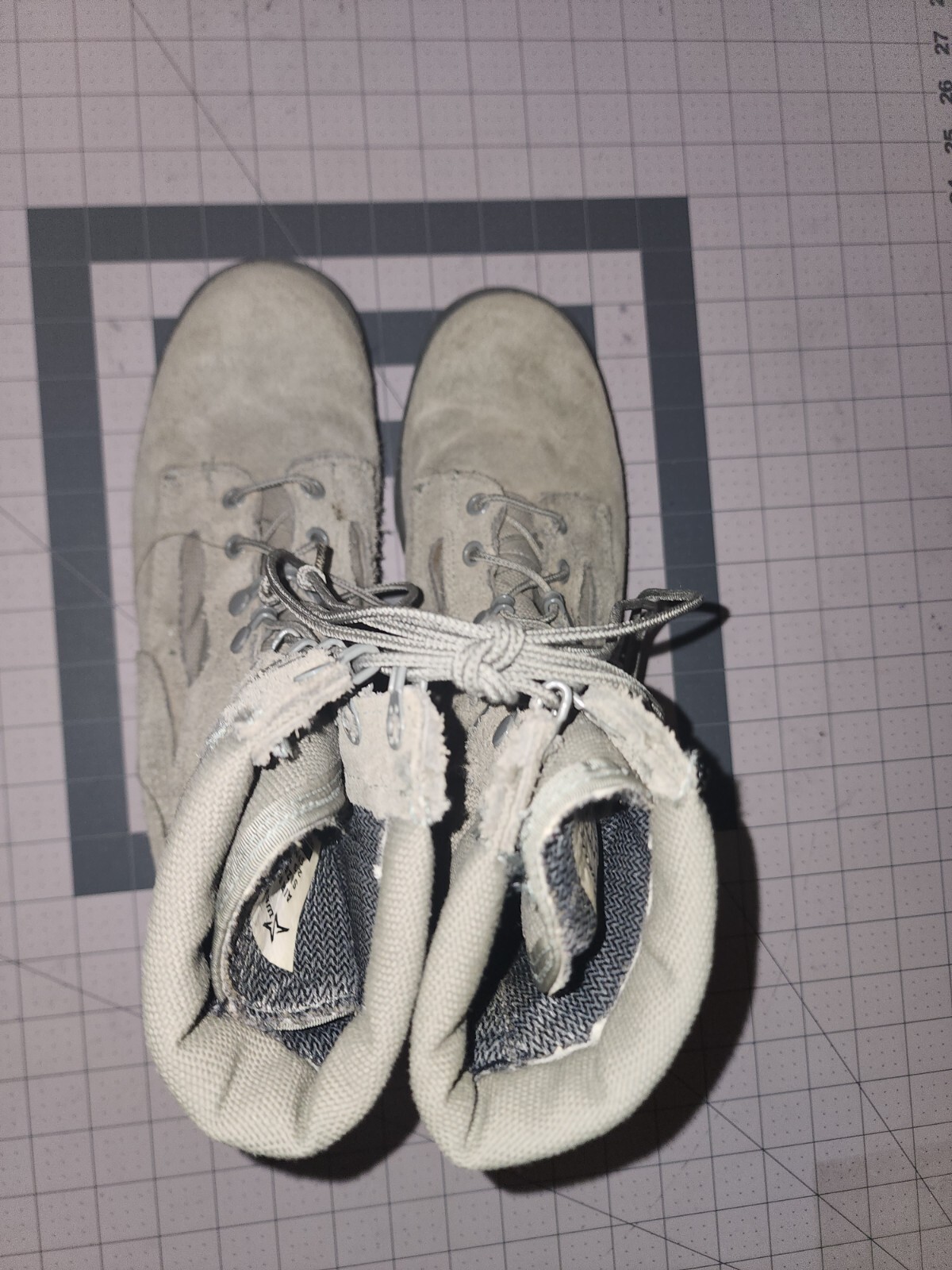 Wellco Air Force TW Boots Sage Green 6.5 W - Lace Up Safe To Fly Vibram ...