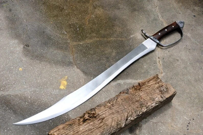 23 Inches Long Blade Scimitar Sword-Hand Forged Historical Sword-carbon ...