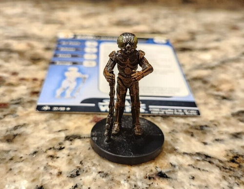 WOTC Star Wars Miniatures - 4-LOM Bounty Hunter #32 Rare w/ Card | eBay