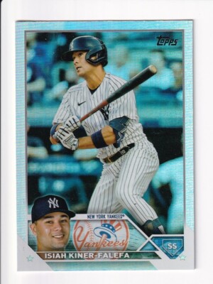 2023 Topps Isiah Kiner Falefa Rainbow Foil IKF Yankees #162 | eBay