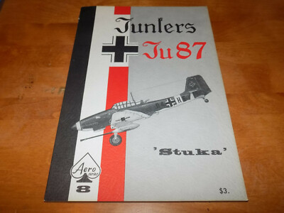 JUNKERS JU 87 STUKA AERO SERIES 8 WWII Luftwaffe JU87 Attack Bomber ...