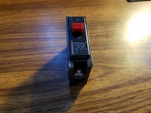 2 Bryant 20 Amp Type BR120 Circuit Breakers preowned | eBay