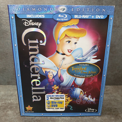 Cinderella (Blu-ray/DVD, 2012, 2-Disc Set, Diamond Edition) w ...