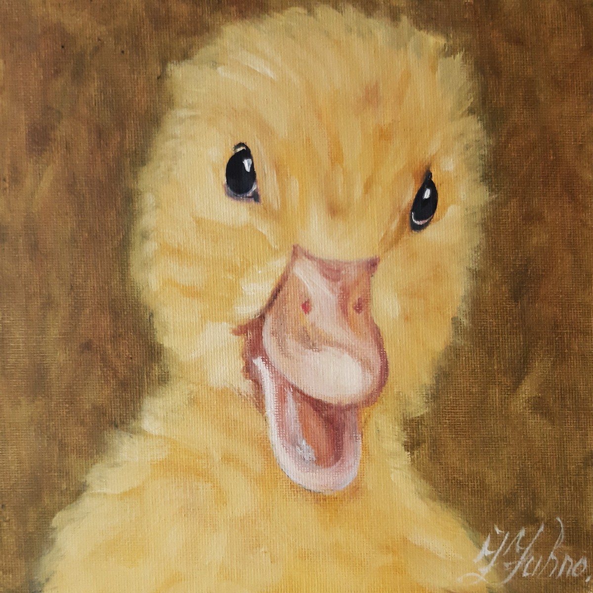 Duckling Painting